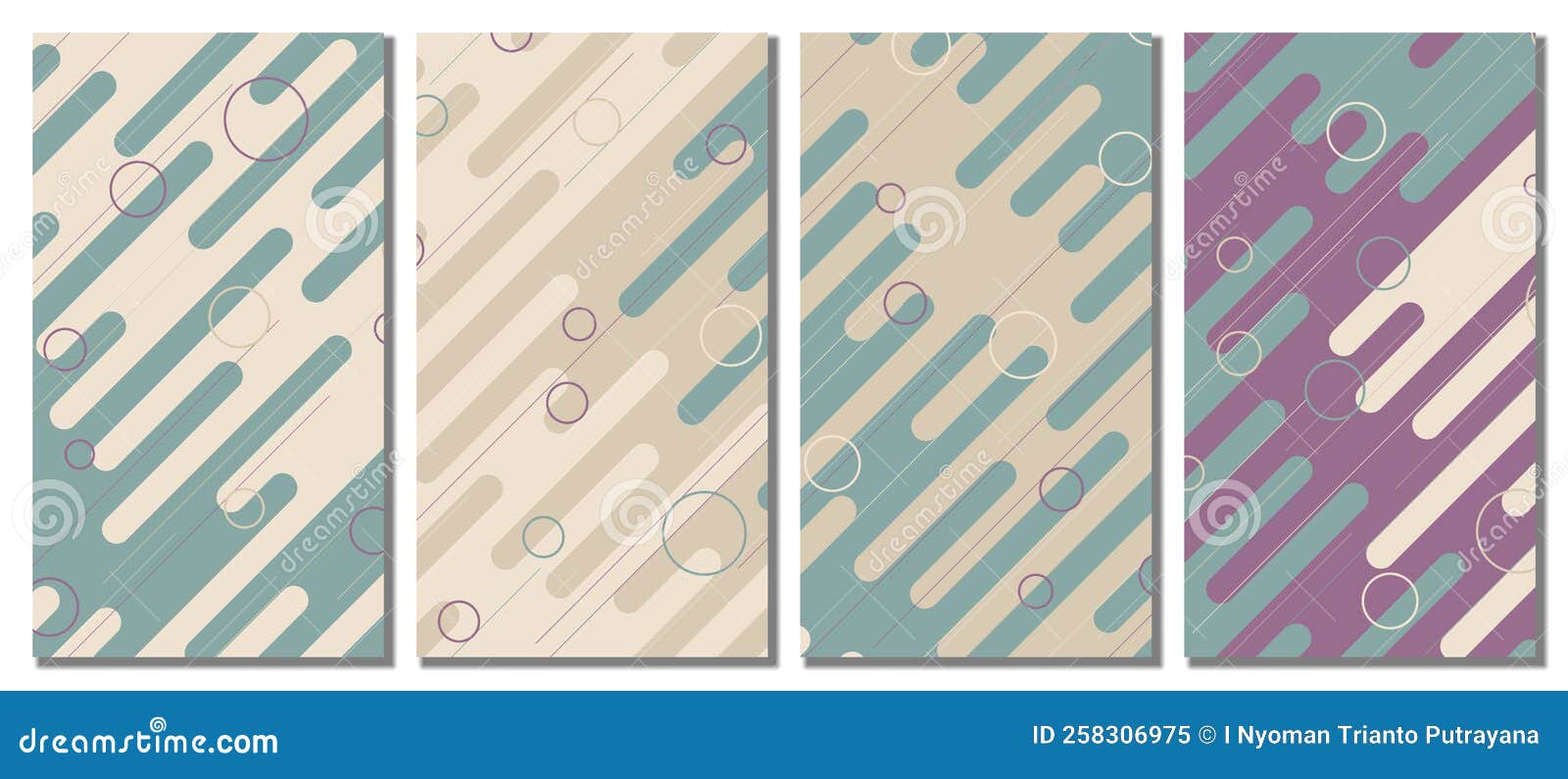 Abstract Modern Template Set Background. Stock Vector - Illustration of ...