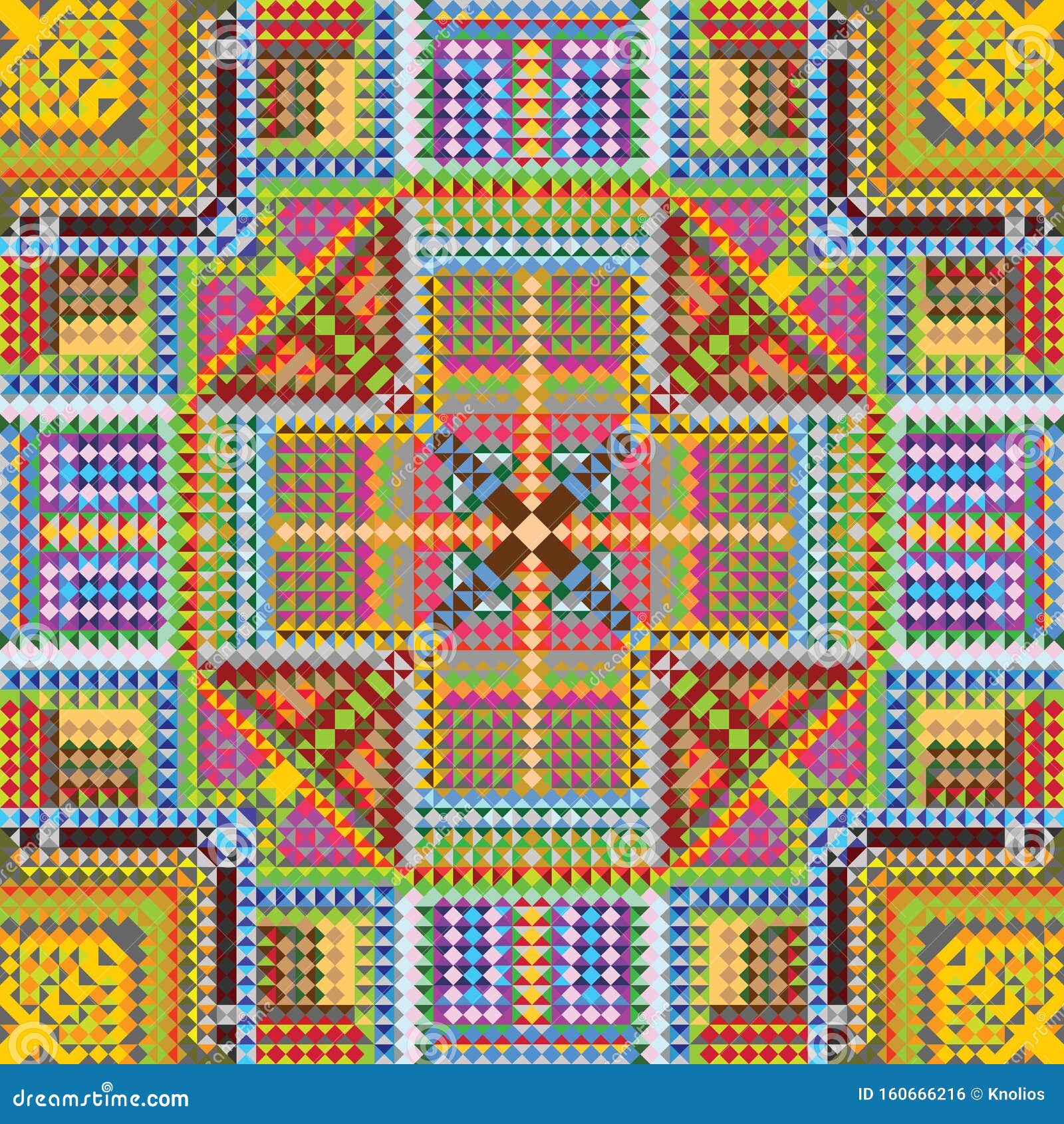 Abstract, Modern Texture for Objects. Basic Yellow and Blue Colors ...