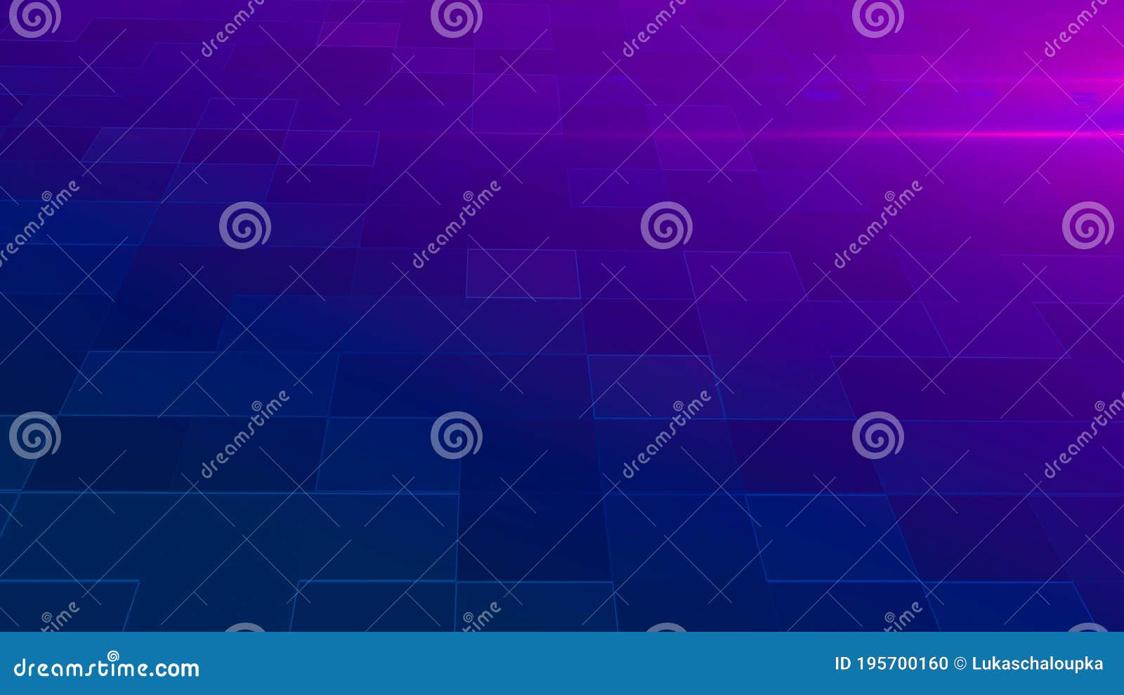 Abstract Modern Tile Floor Background in Violet and Blue Color. Outline ...