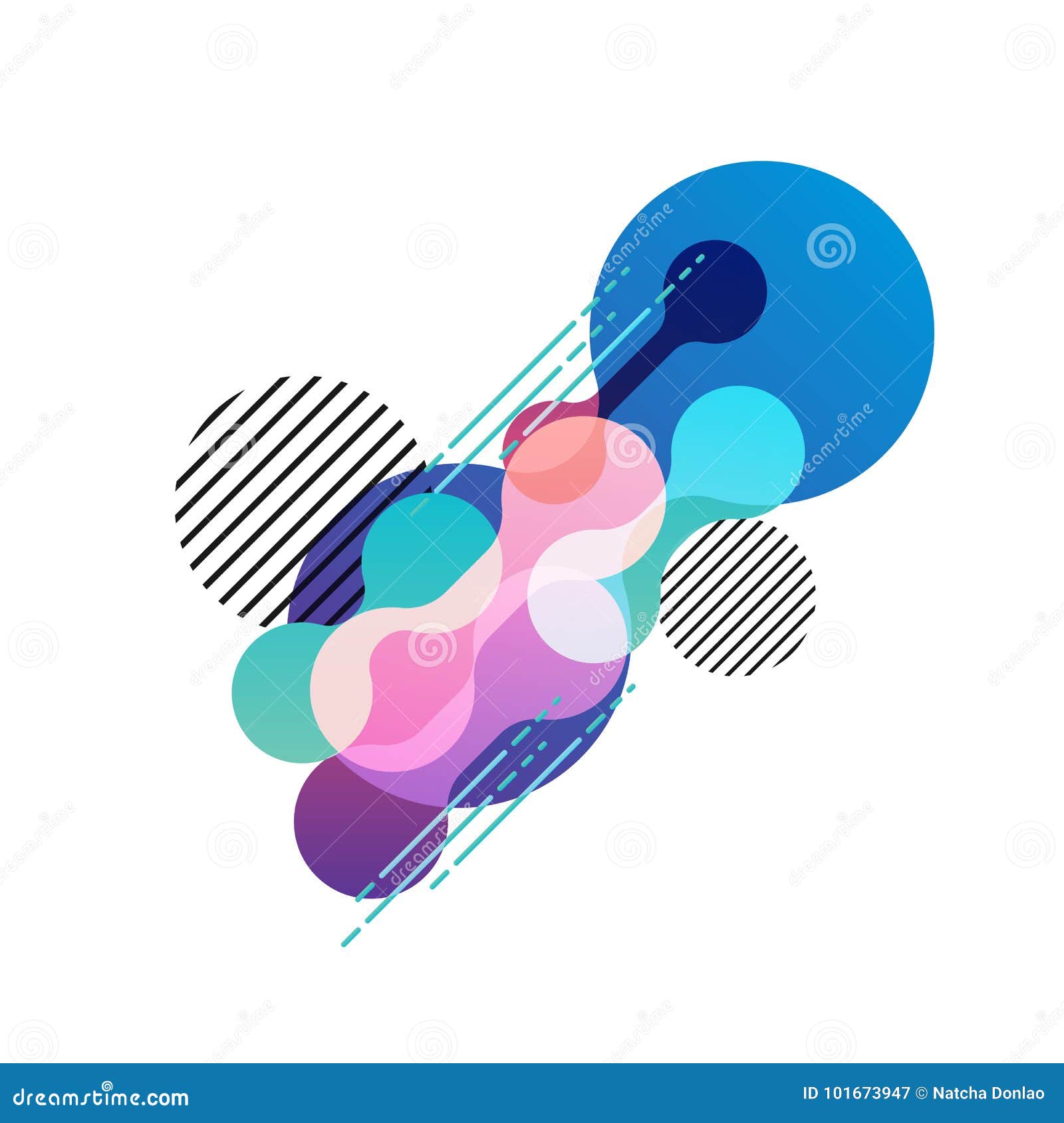 Abstract Modern Transparent Geometric Composition Background Stock ...