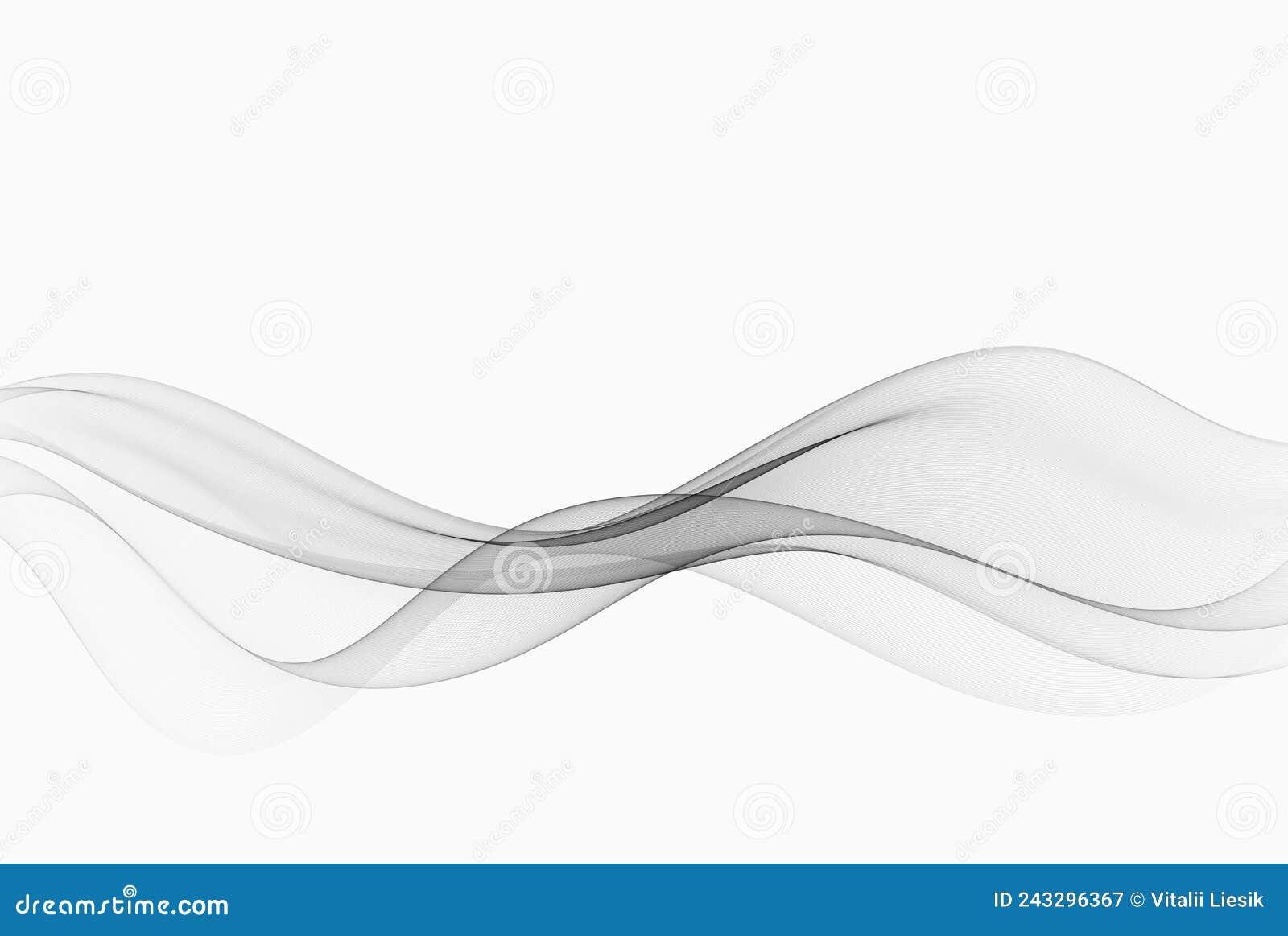 Abstract Modern Transparent Gray Wave Design for Certificate with Gray ...