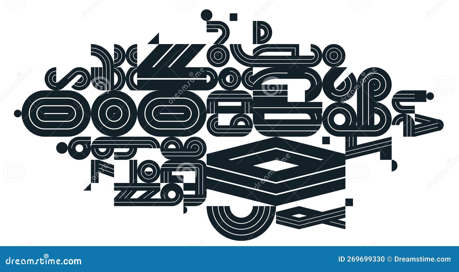 Abstract Modern Vector Trendy Design, Geometric Shapes Stylish ...