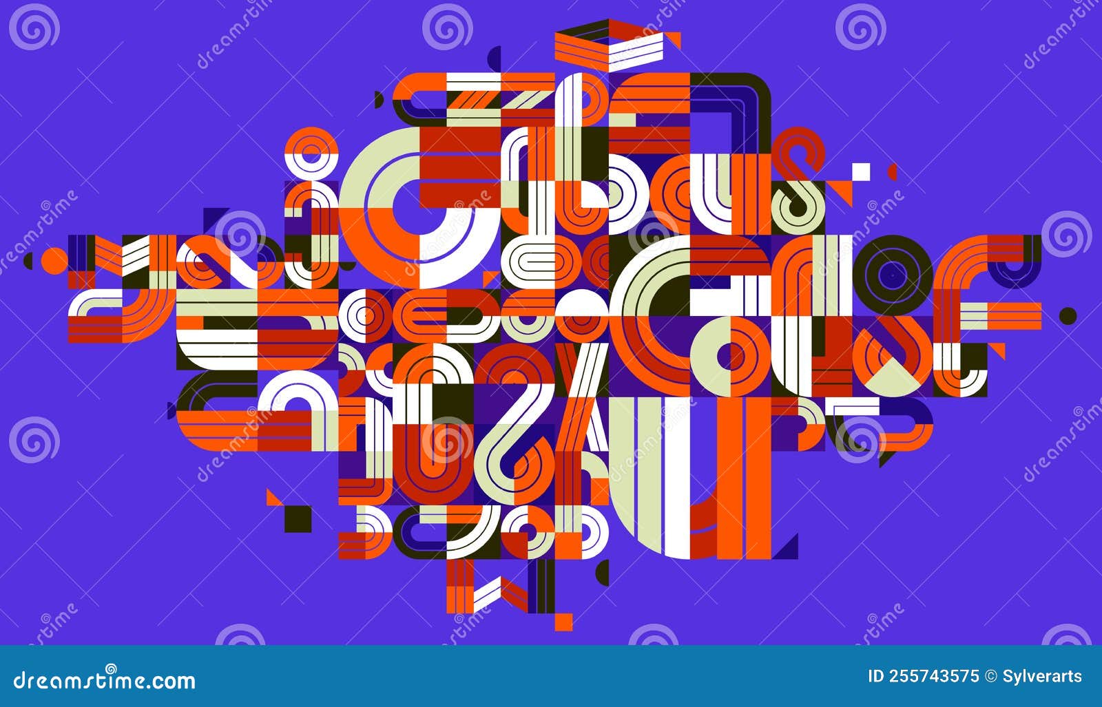 Abstract Modern Vector Trendy Design, Geometric Shapes Stylish ...