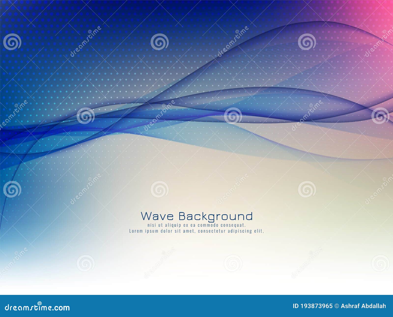 Abstract Modern Wave Colorful Background Stock Vector - Illustration of ...