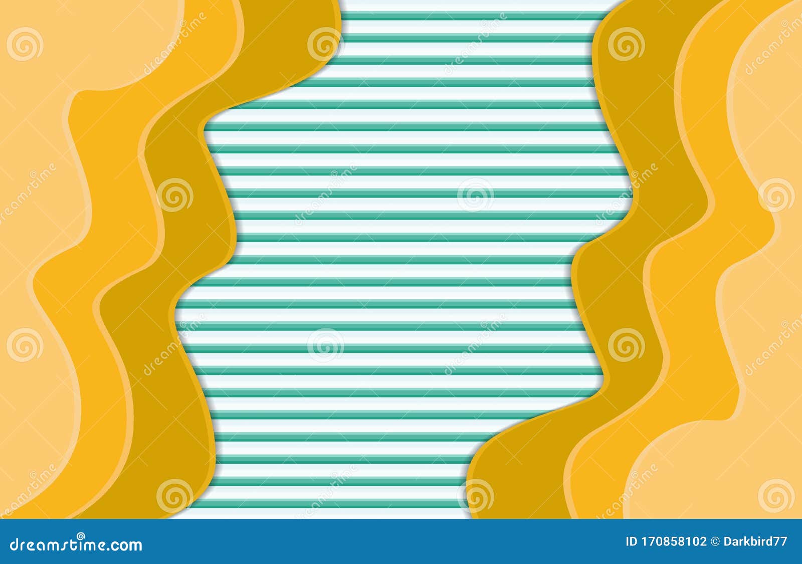 Abstract Modern Wave Graphic Background. Creative Design for ...