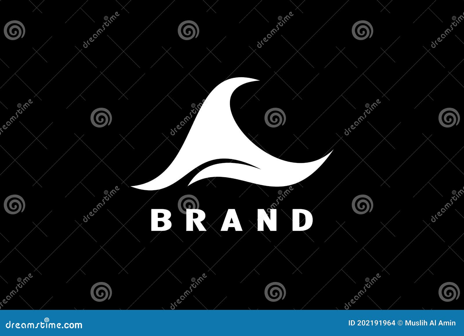 Abstract and Modern Wave Logo Stock Vector - Illustration of design ...