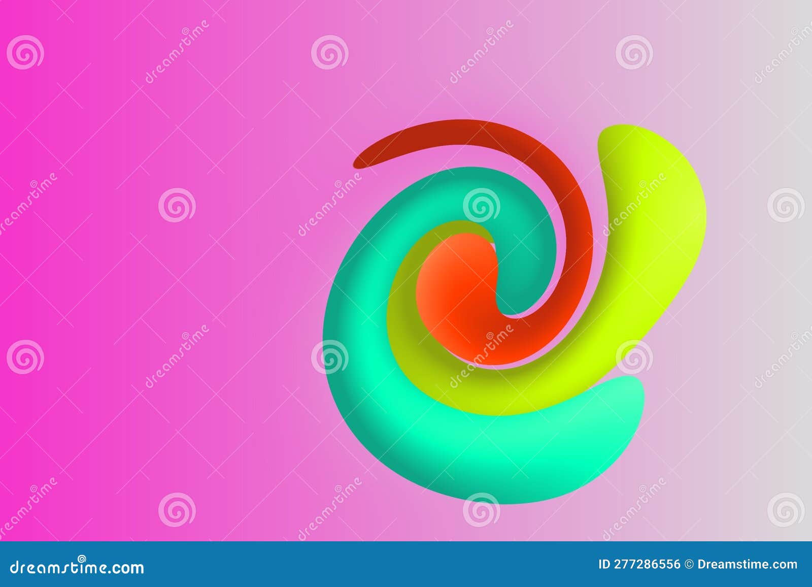 Abstract Modern Waving Colorful Background Circle Gradient Stock ...