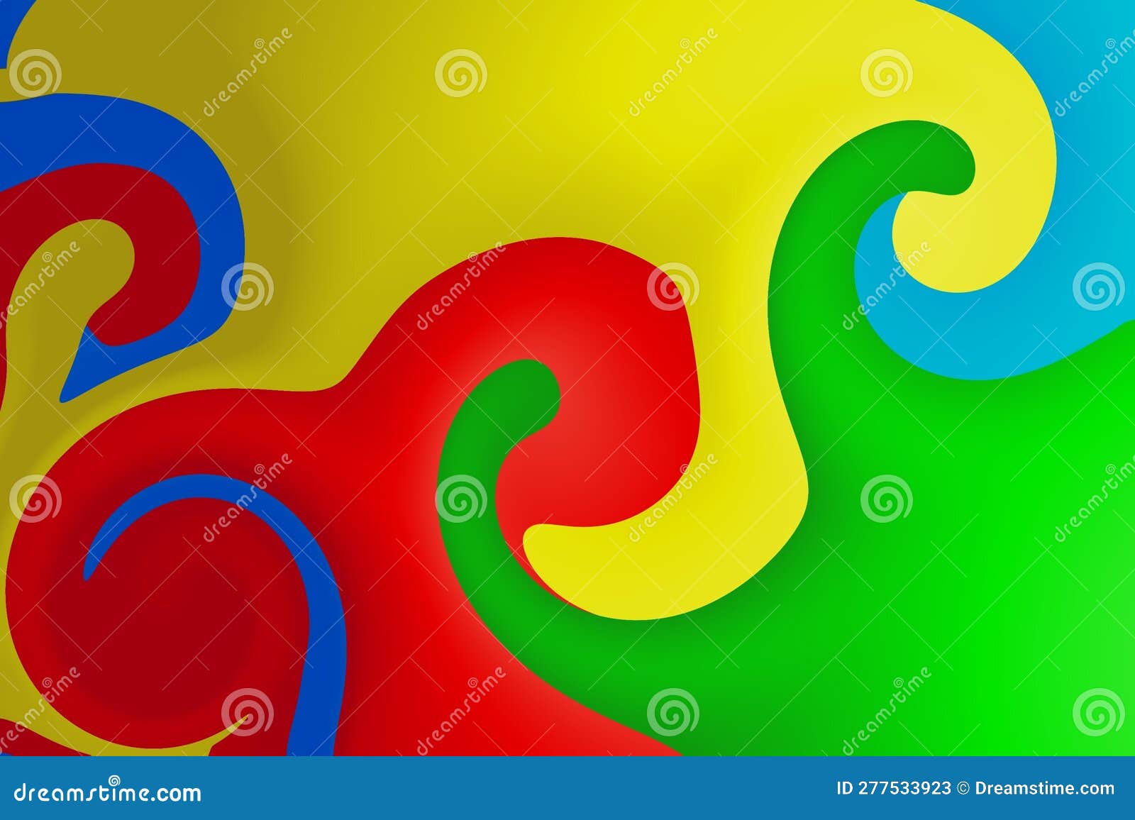 Abstract Modern Waving Colorful Background Circle Gradient Stock ...