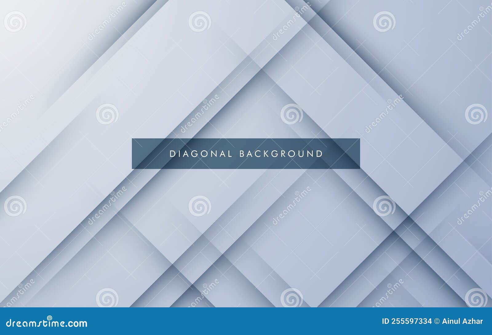 Abstract Modern White Gray Diagonal Stripe with Shadow and Light Background. Stock Vector ...