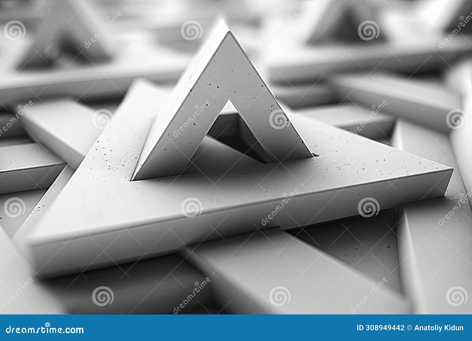 Abstract Modern White Triangle Gradient, in the Style of Rectangular ...
