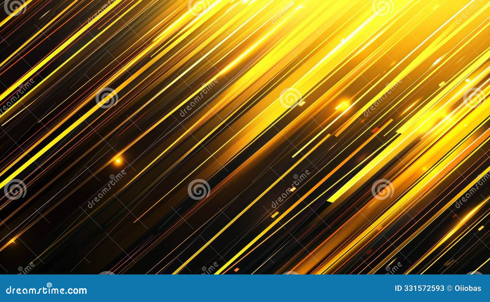 Abstract Modern Yellow Lines Background, EPS10 Vector Illustration ...