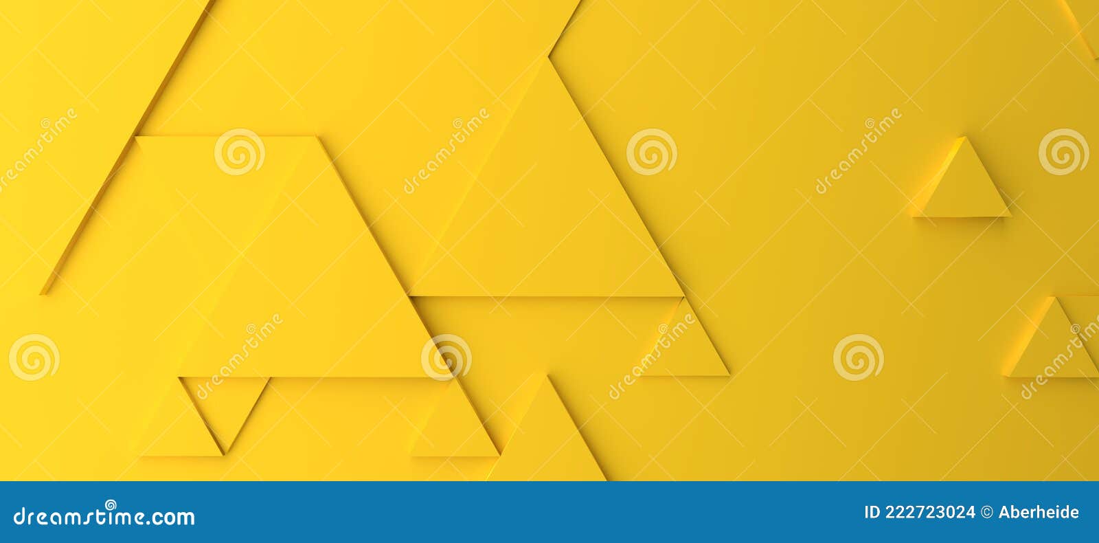Abstract Modern Yellow Triangle Background Stock Illustration ...