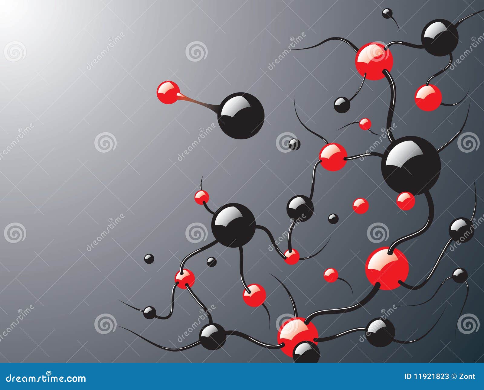 Abstract Molecular Background Stock Vector - Illustration of backdrop ...