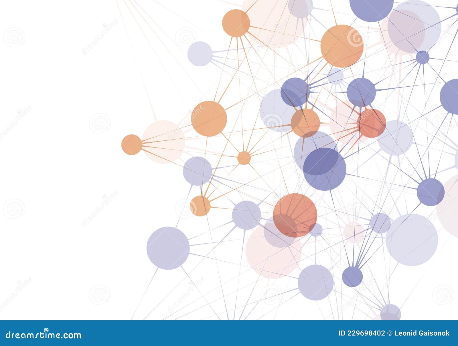 Abstract Molecular Connection and Technology Network Cells Stock Vector ...