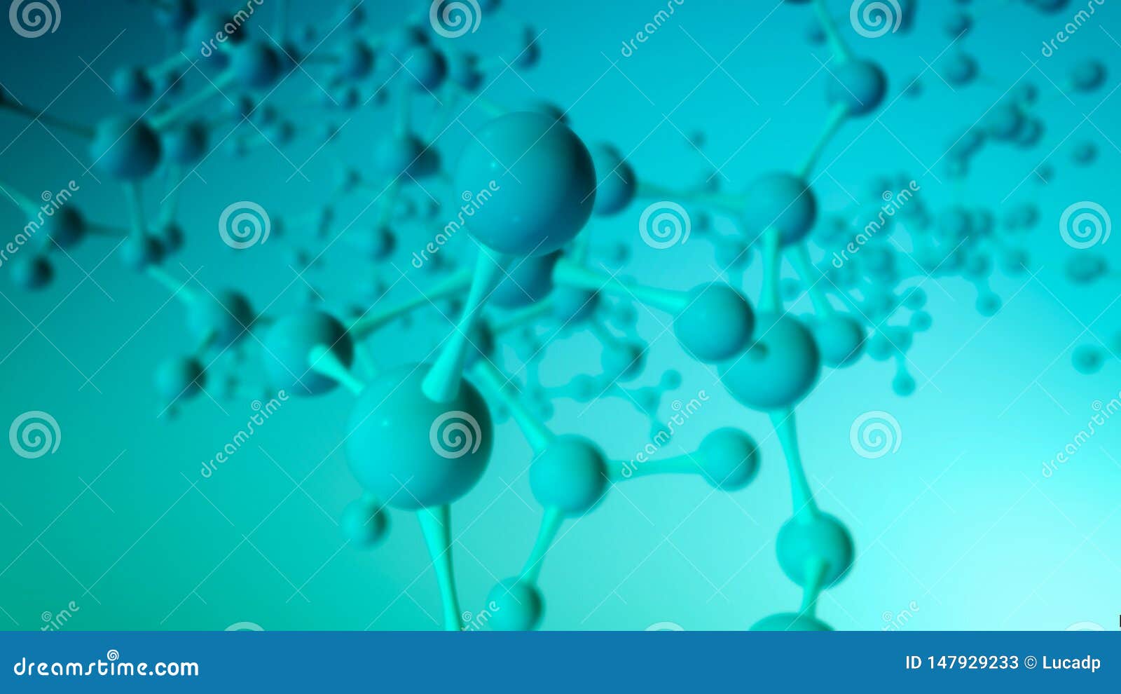 Abstract Molecular Structure Stock Illustration - Illustration of ...