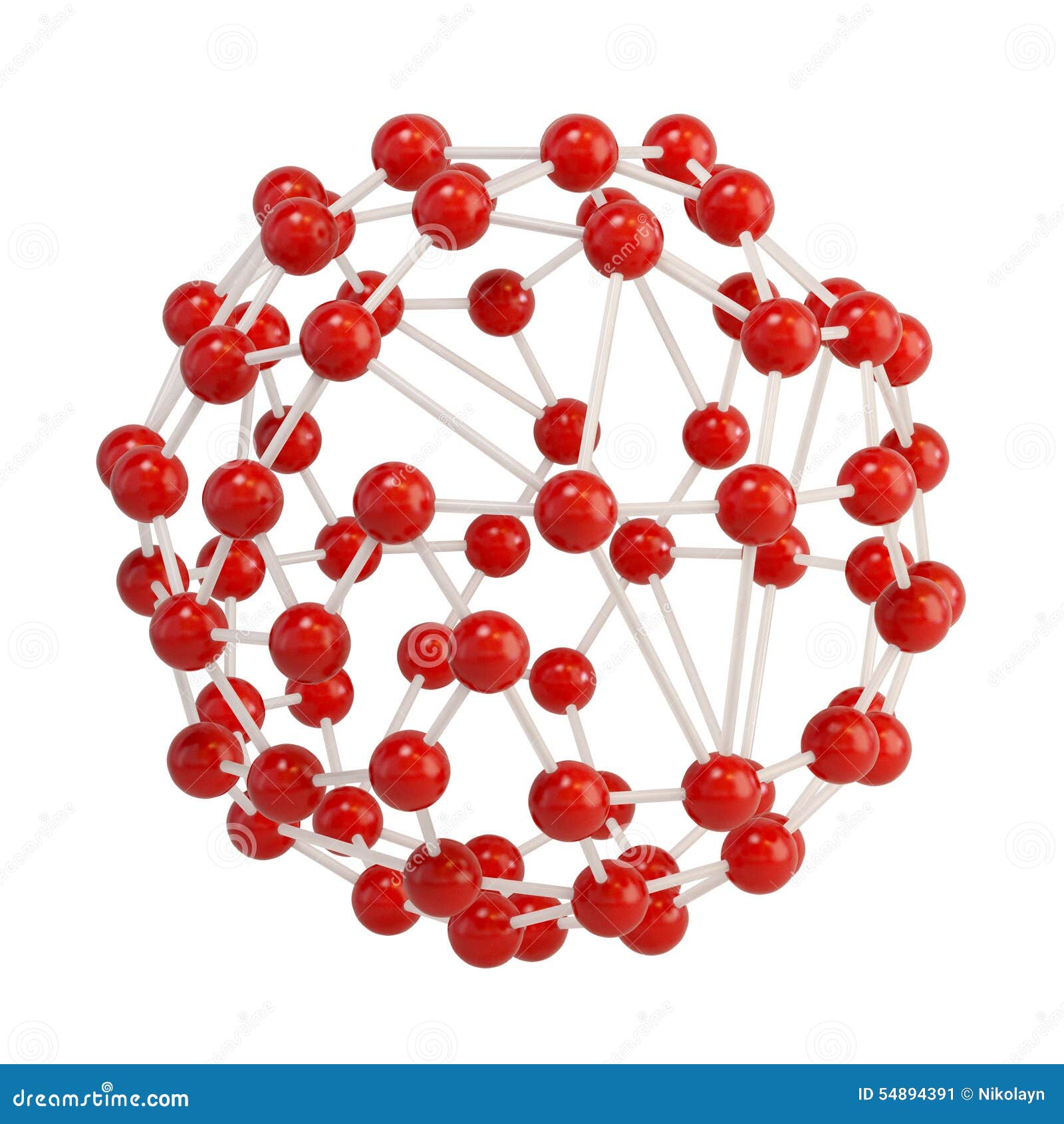Abstract Molecular Structure Stock Image - Image of model, element ...