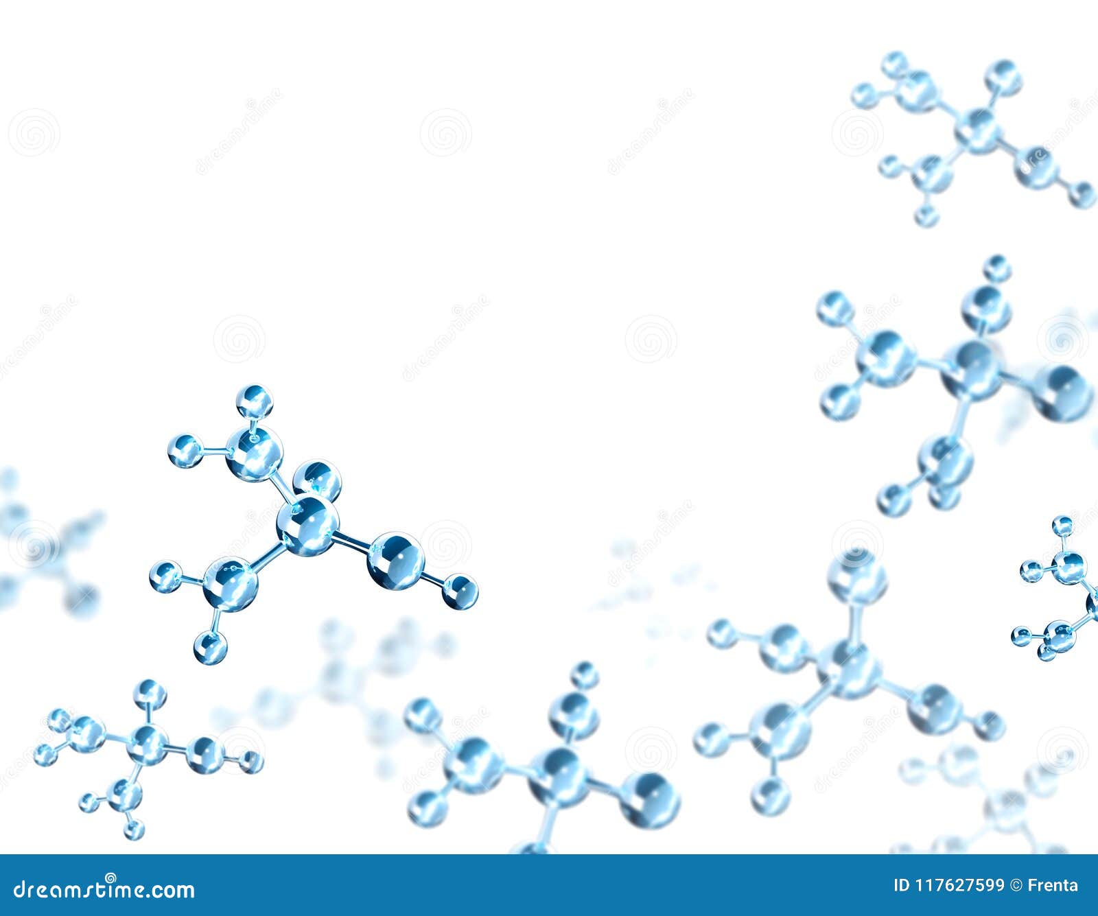 Abstract Molecular Structure Stock Illustration - Illustration of ...