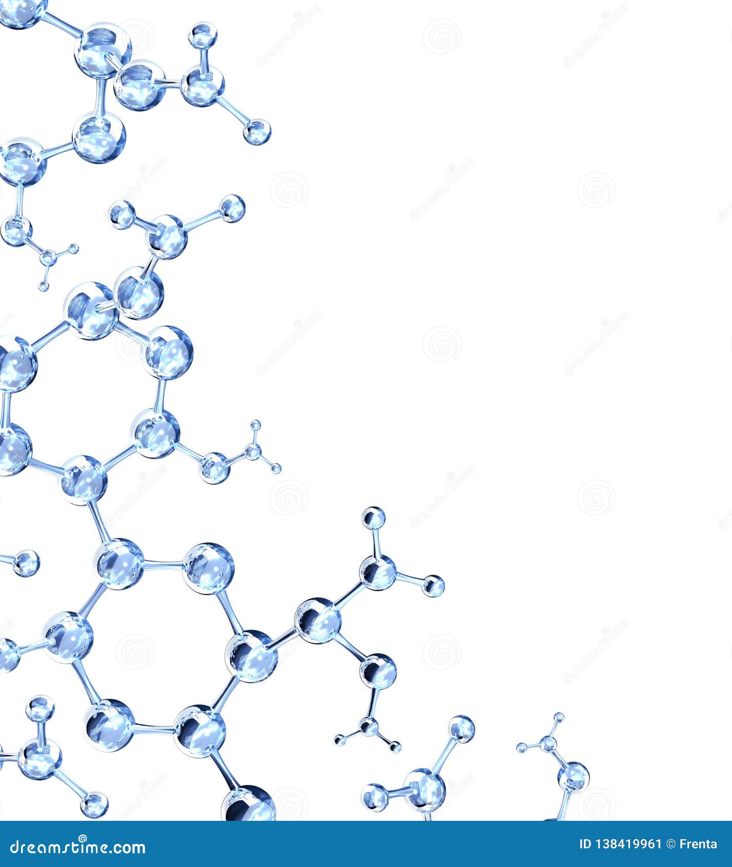 Abstract Molecular Structure Stock Illustration - Illustration of ...