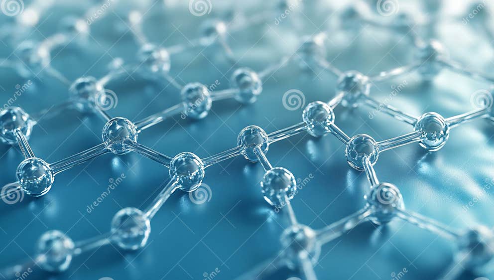Abstract Molecular Structure, Nanotech Background High Quality Image ...