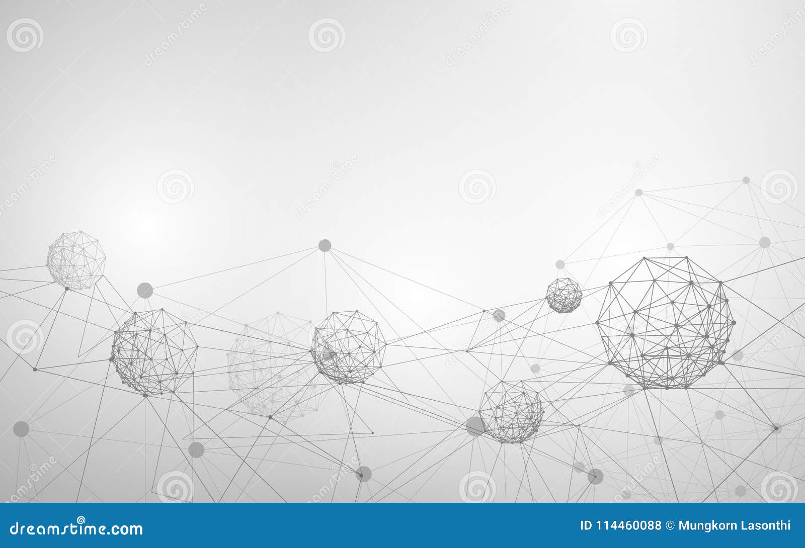 Abstract Molecule and Atom Structure. White and Grey Science or Medical ... Abstract Molecule and Atom Structure. White and Grey Science or Medical ...