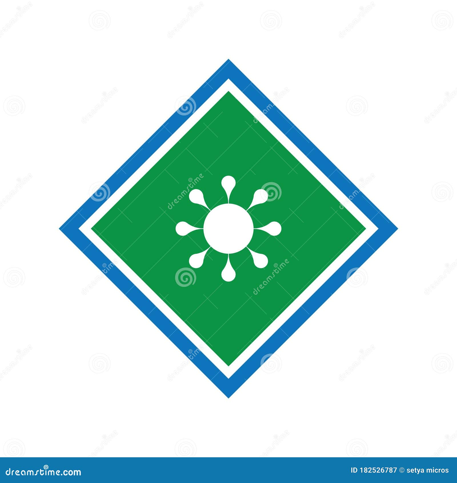 Abstract Molecule Icon Illustration Template Logo and Symbol Vector ...