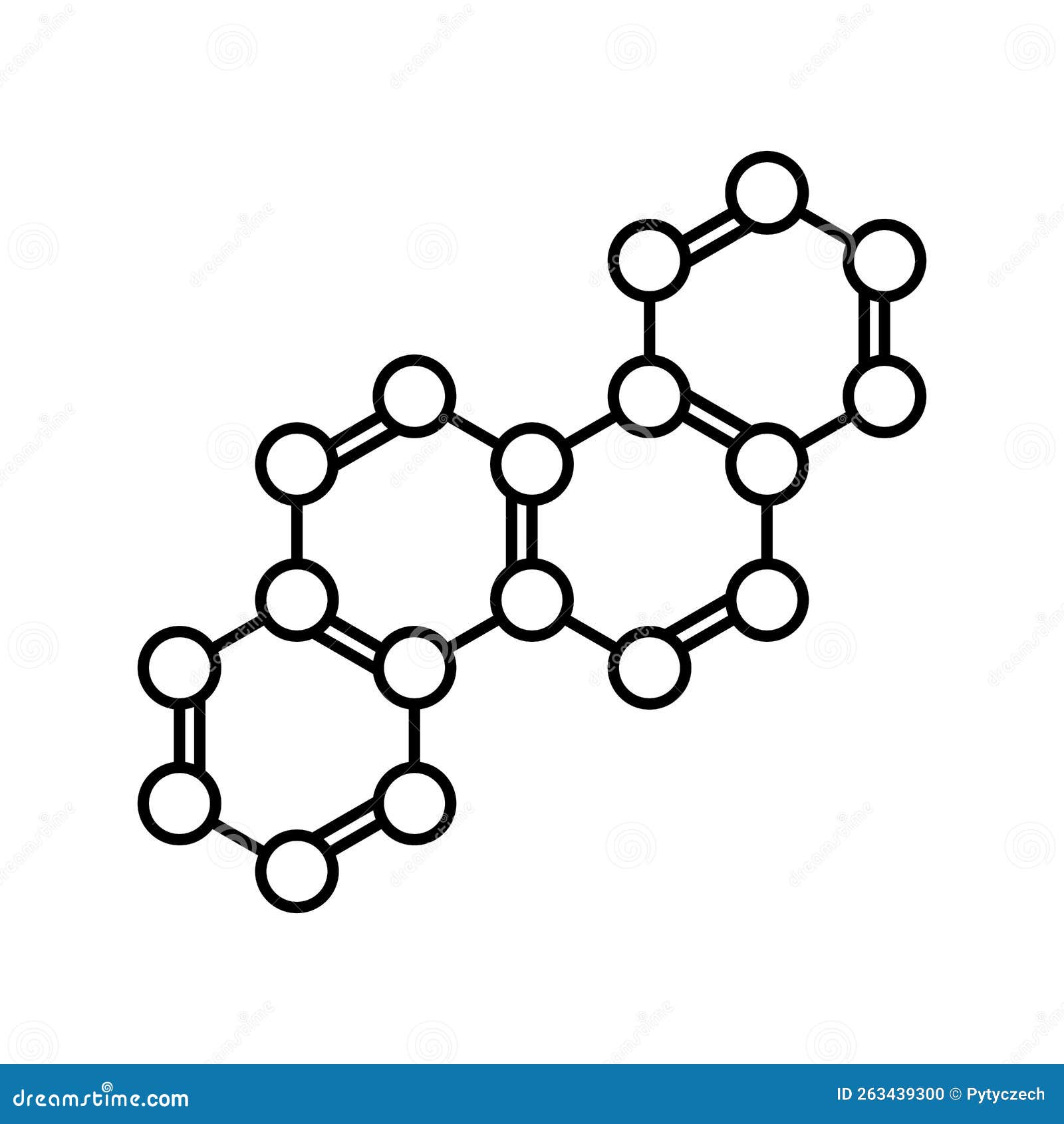 Abstract Molecule Icon - Symbol of Chemistry Stock Vector ...
