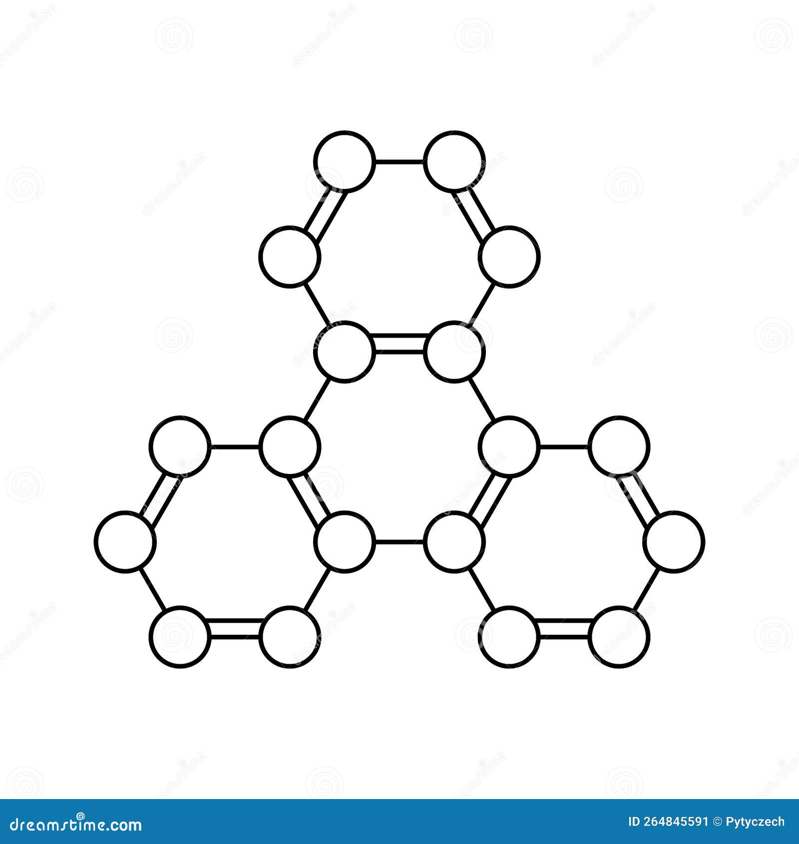 Abstract Molecule Icon - Symbol of Chemistry Stock Vector ...
