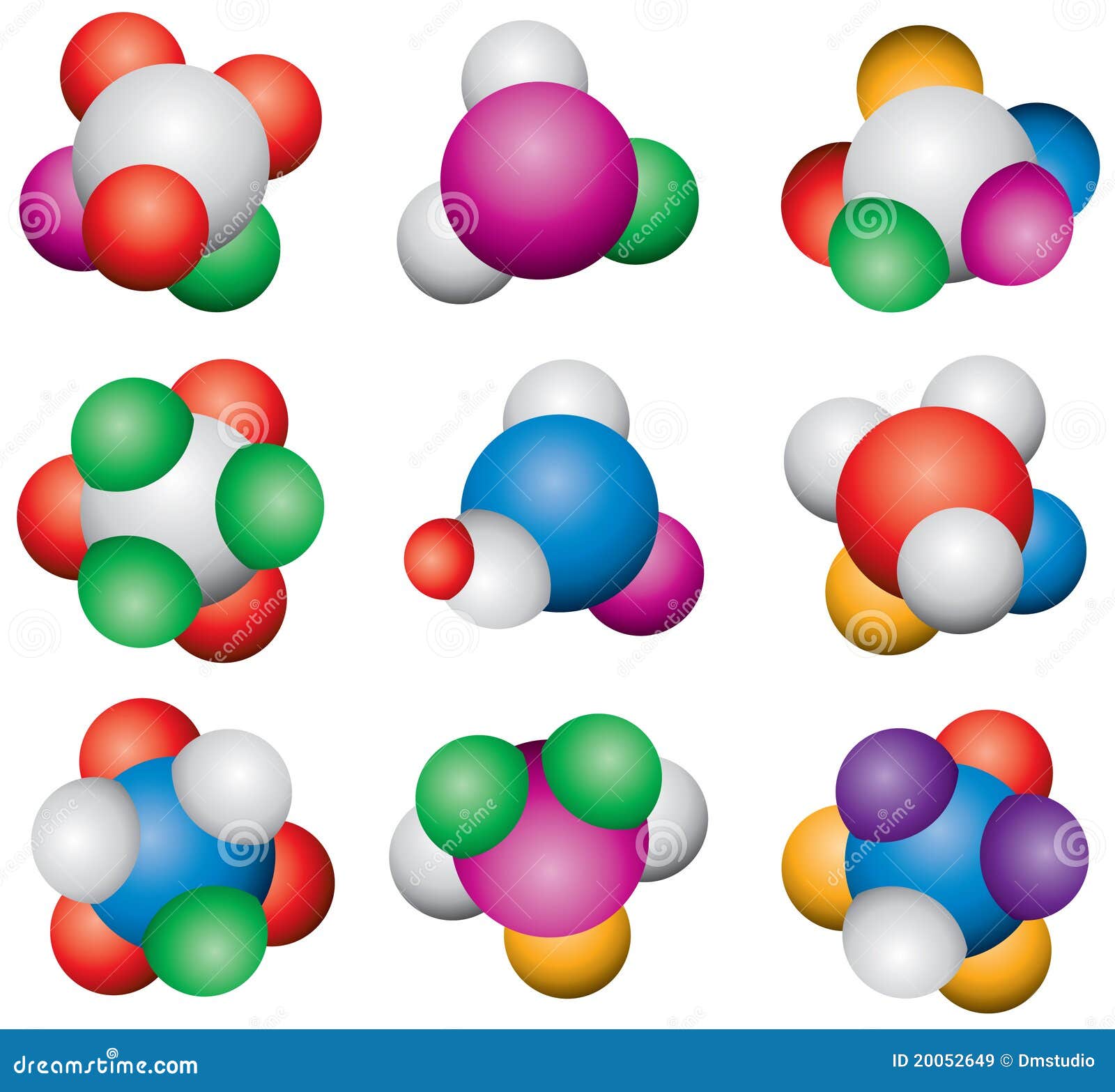 Abstract molecules stock vector. Illustration of molecule - 20052649