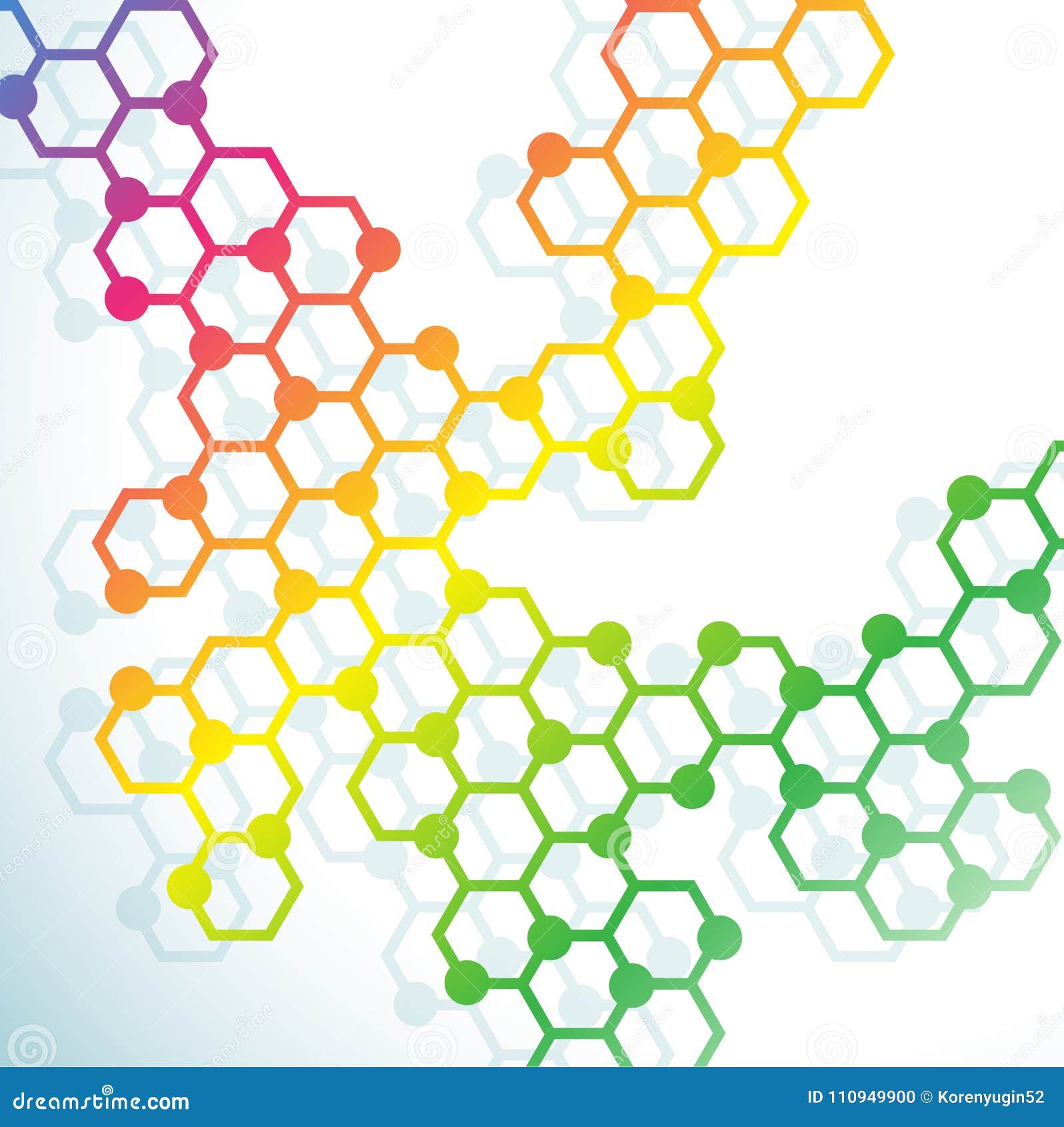 Abstract Molecules and Atoms Design for Background. Vector Illus Stock ...