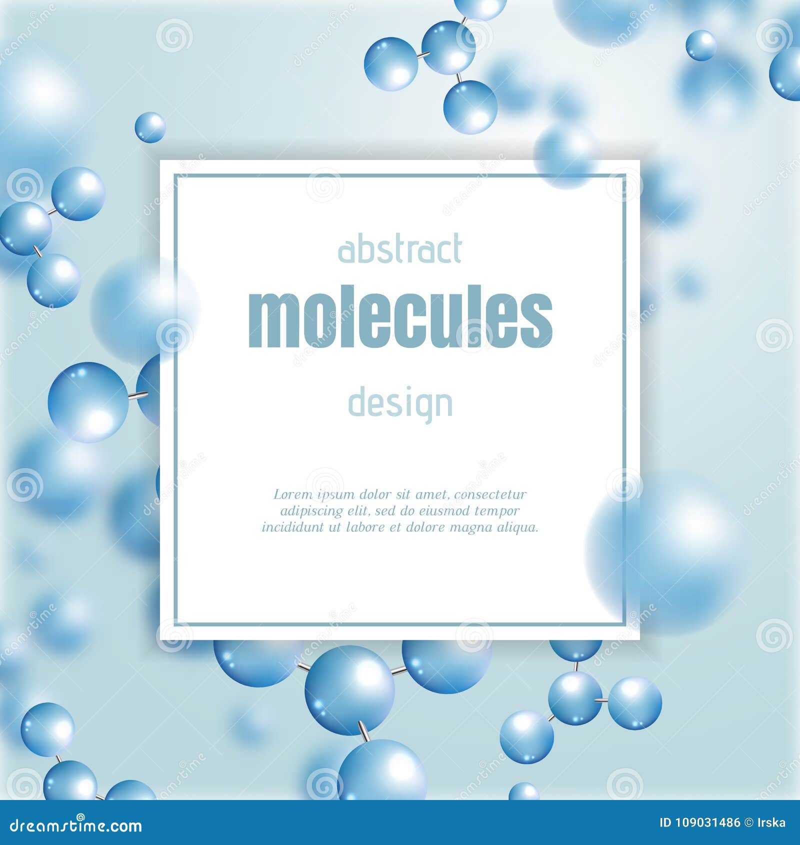Abstract Molecules Background. Stock Vector - Illustration of ...