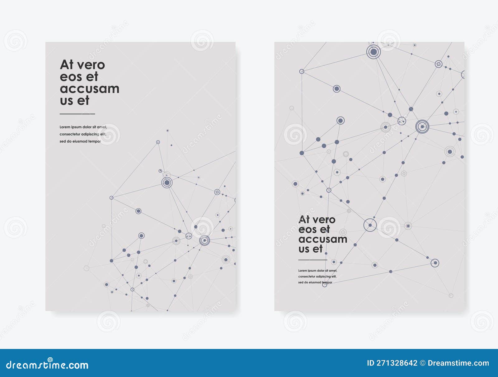 Abstract Molecules Cover Template. Vector Design Element Shapes. Vector ...