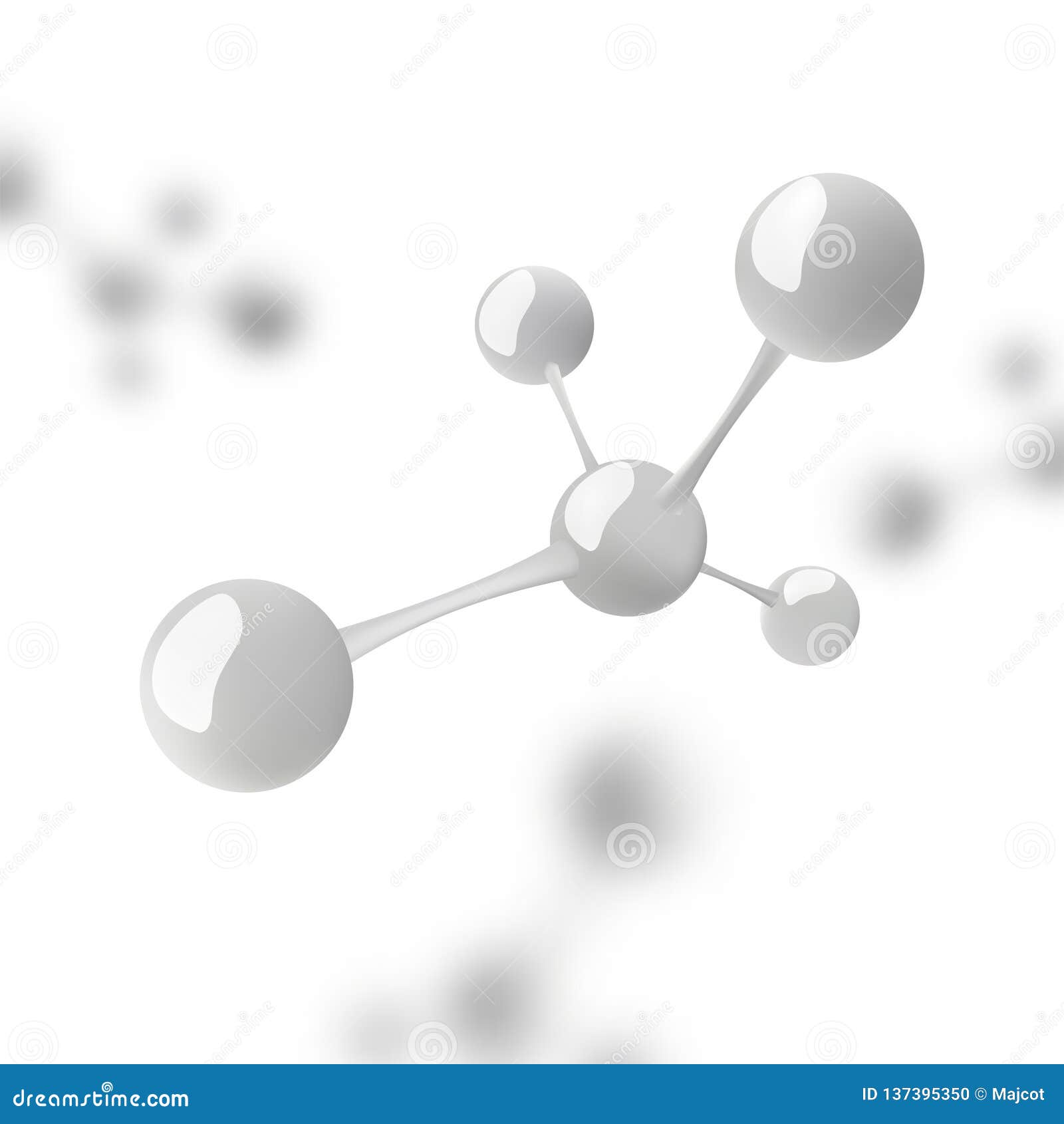 Abstract molecules design stock vector. Illustration of model - 137395350