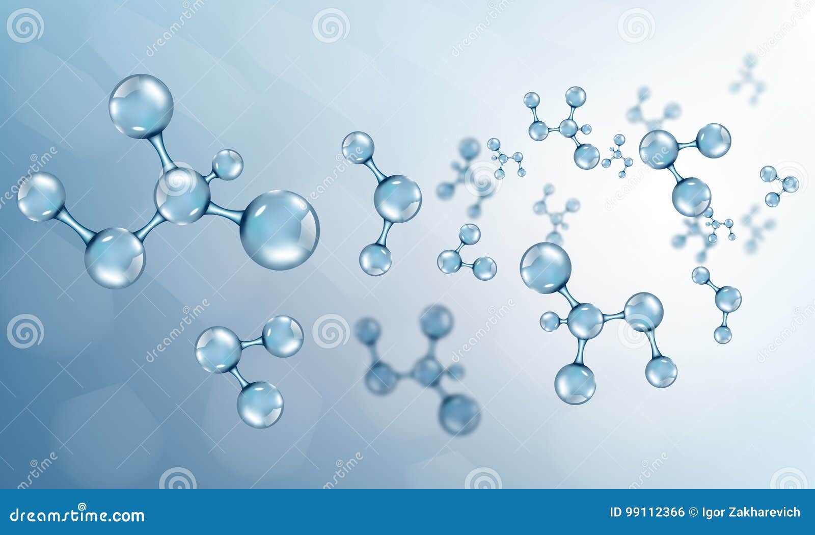 Abstract molecules design stock illustration. Illustration of concept ...
