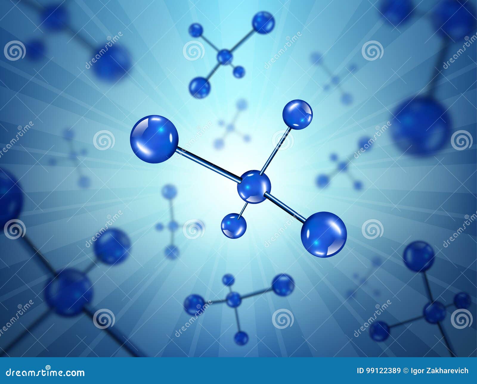 Abstract molecules design. stock vector. Illustration of medical - 99122389
