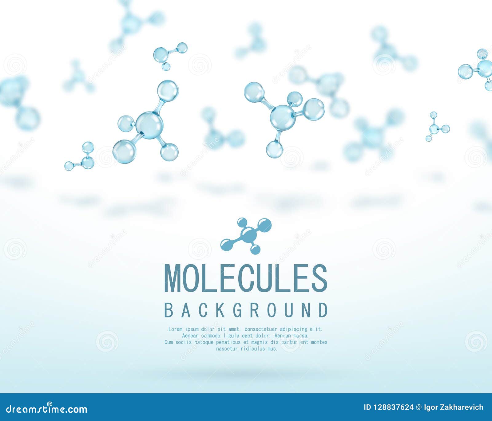 3D Atoms Background Stock Image | CartoonDealer.com #886345