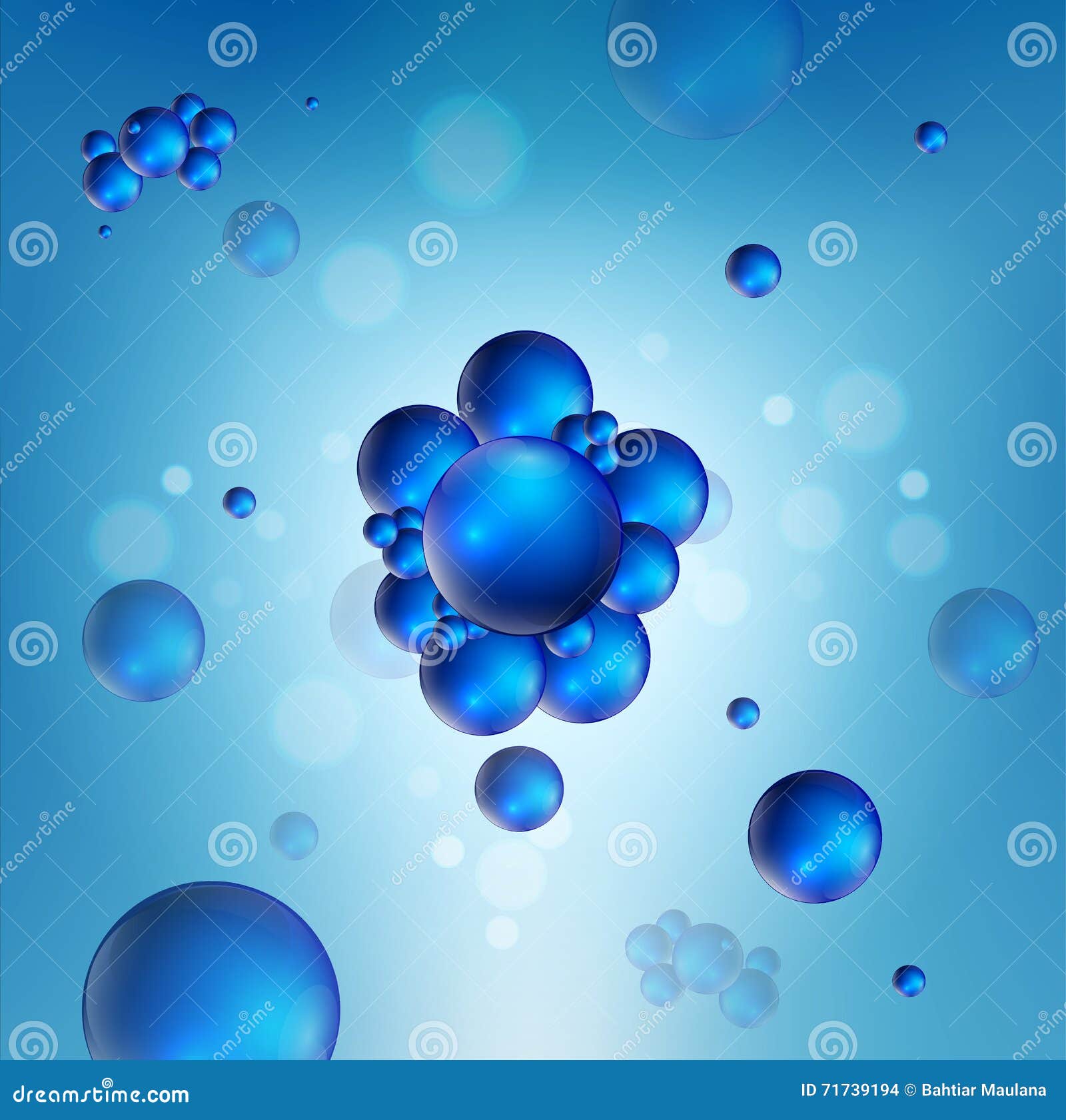 Abstract Molecules Design Background Stock Vector - Illustration of ...