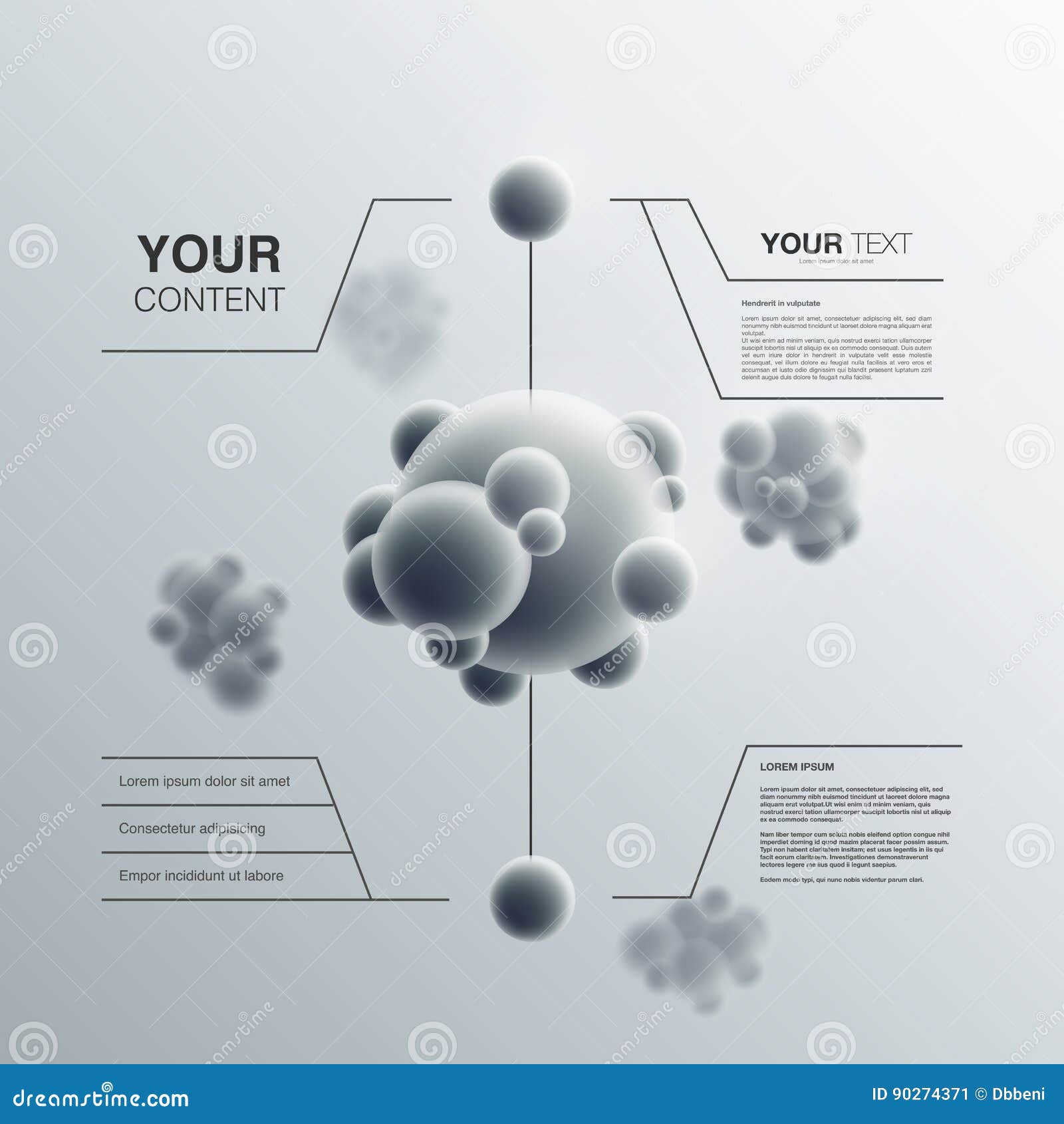Abstract molecules design stock vector. Illustration of fuel - 90274371