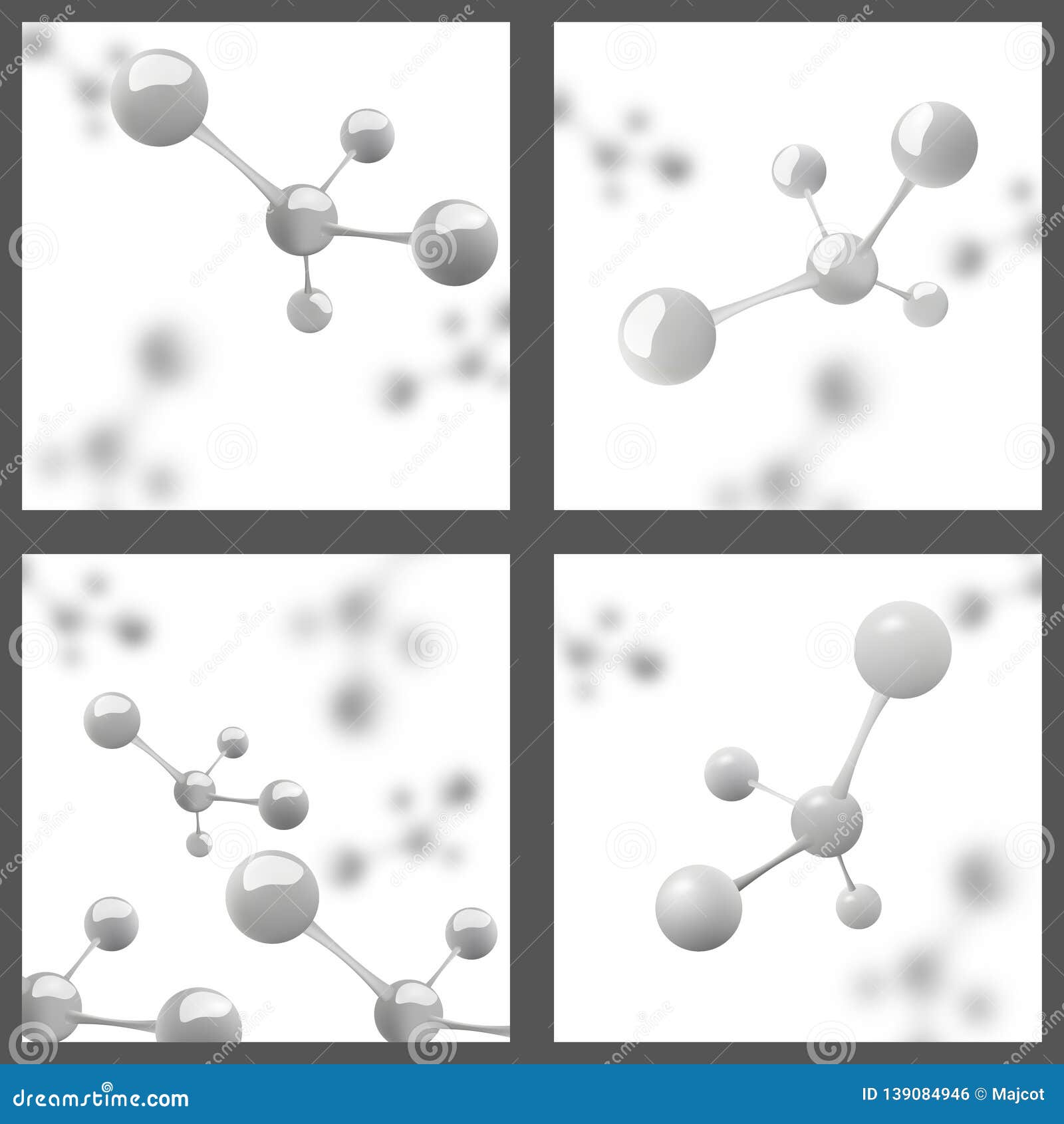 Abstract molecules design stock vector. Illustration of biology - 139084946