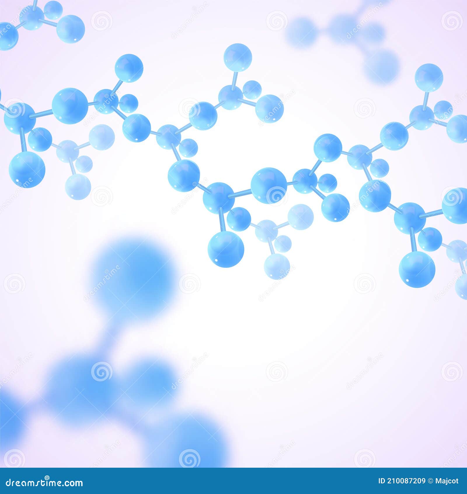 Abstract molecules design stock vector. Illustration of evolution ...