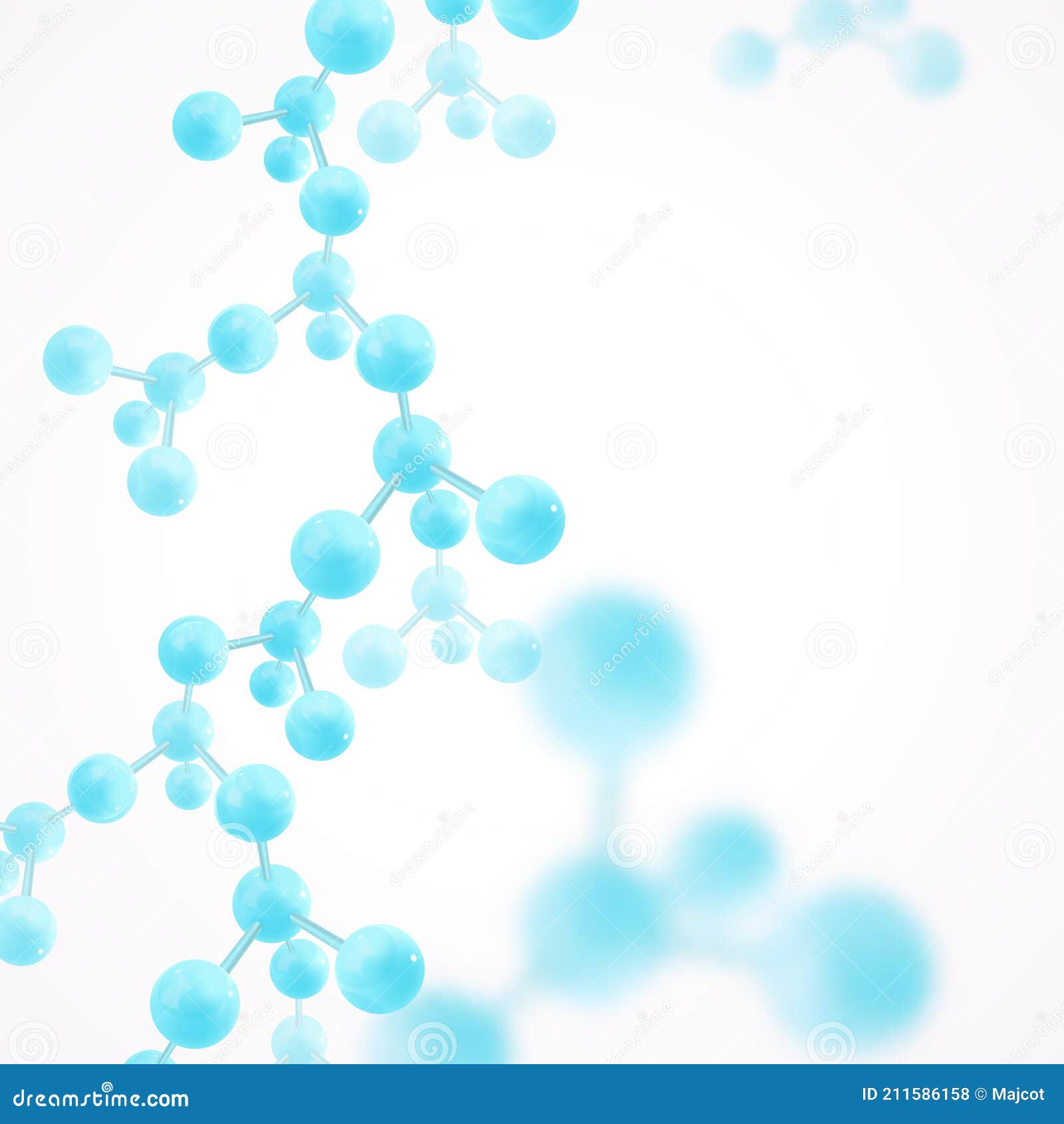 Abstract molecules design stock vector. Illustration of medicine ...