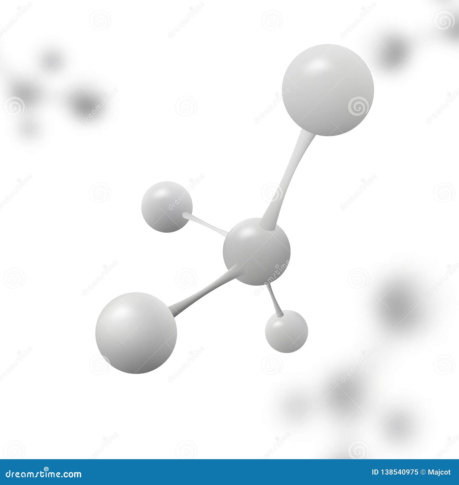 Abstract molecules design stock vector. Illustration of molecule ...