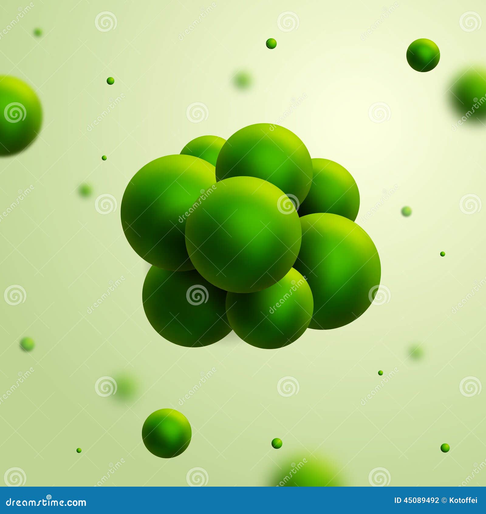 Abstract molecules design. stock vector. Illustration of atomic - 45089492