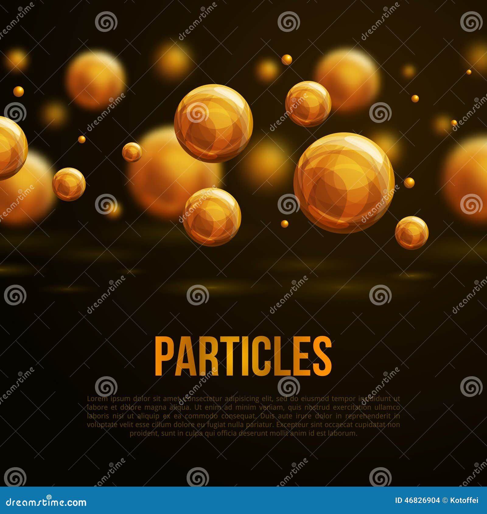 Abstract Molecules Design. Vector Illustration Stock Vector ...