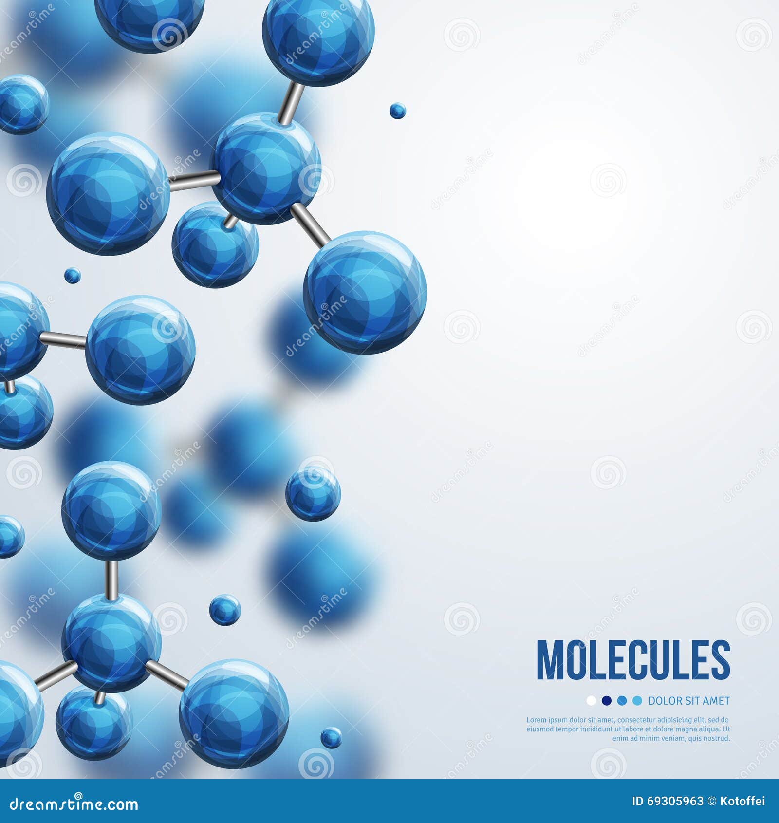 Abstract molecules design stock vector. Illustration of graphic - 69305963