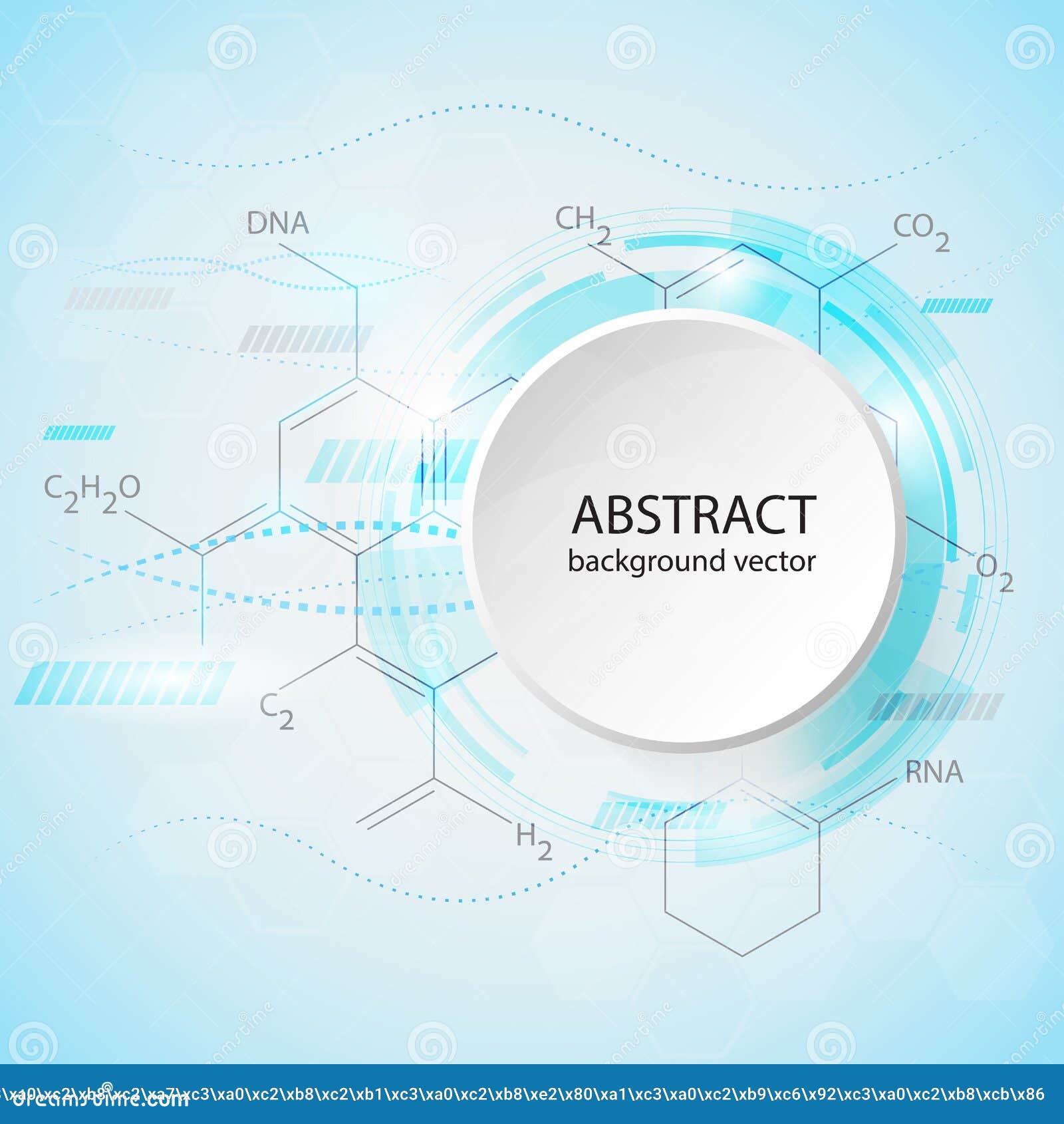Abstract Molecules Medical Background. Stock Vector - Illustration of ...