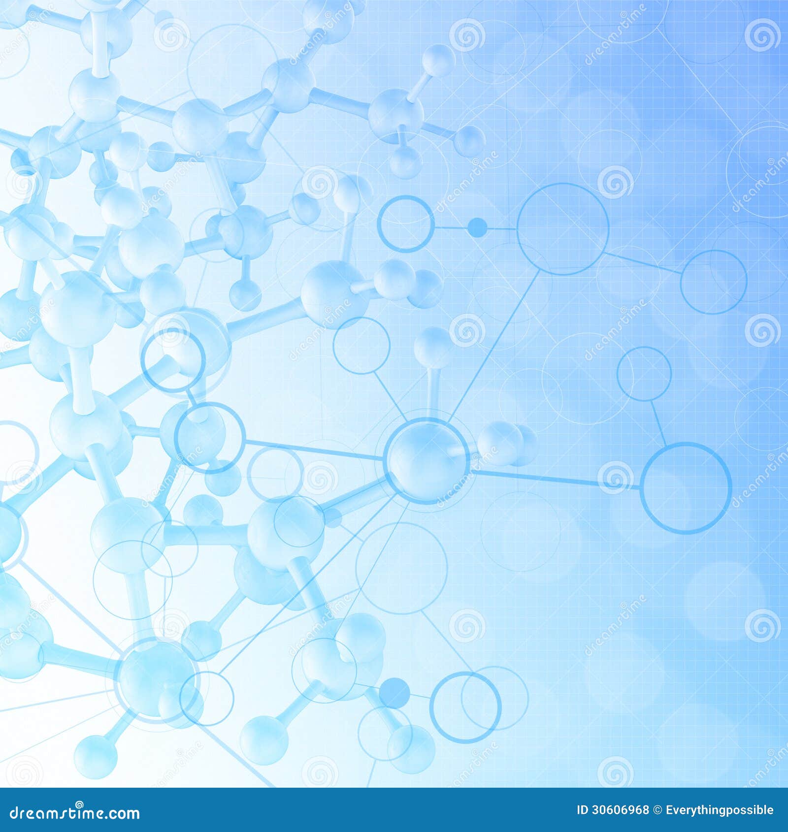 Abstract Molecules Medical Background Stock Illustration - Illustration ...