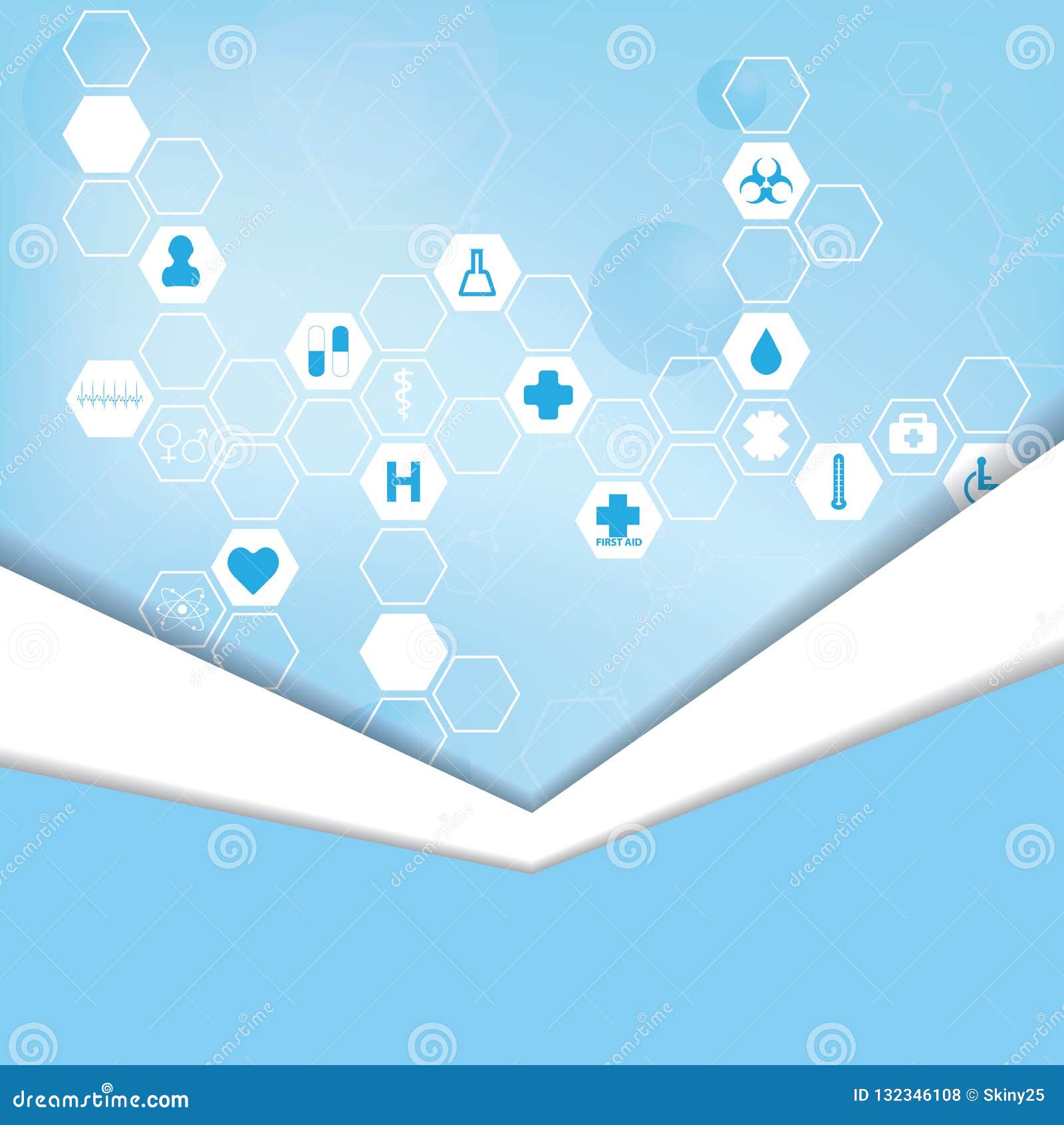 Abstract Molecules Medical Background Stock Vector - Illustration of ...