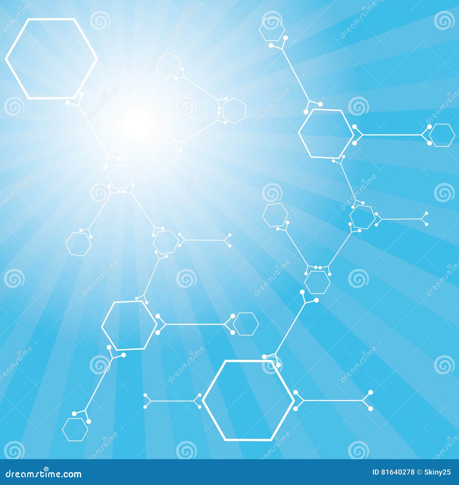 Abstract Molecules Medical Background. Stock Vector - Illustration of ...