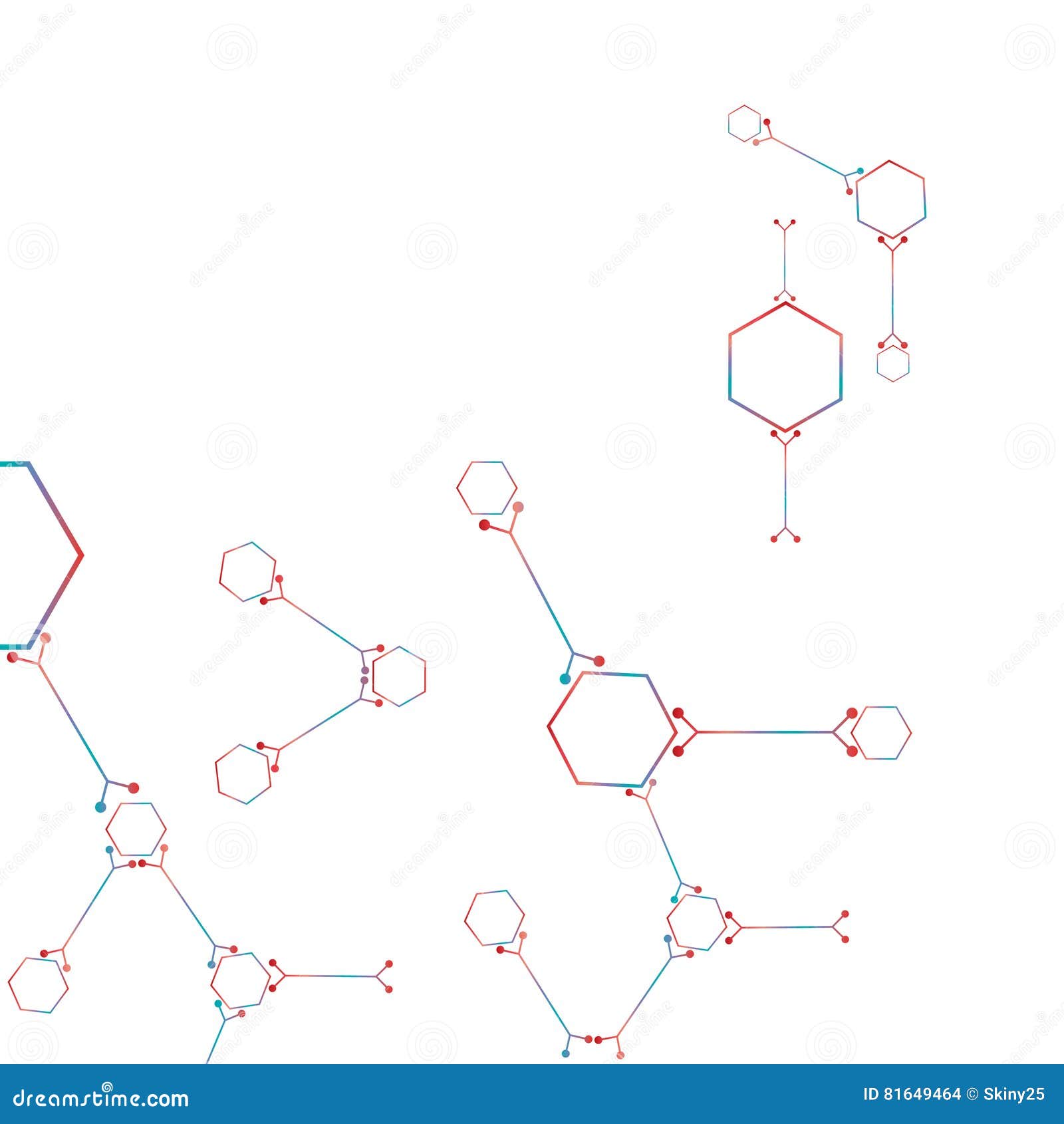 Abstract Molecules Medical Background. Stock Vector - Illustration of ...