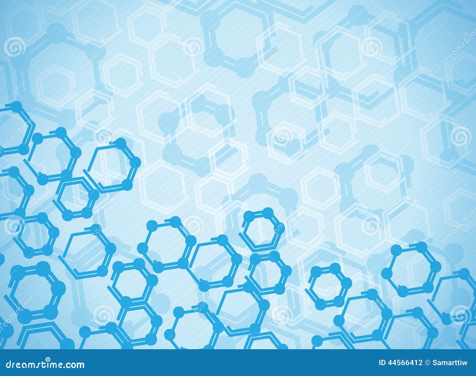 Abstract Molecules Medical Background Stock Vector - Illustration of ...